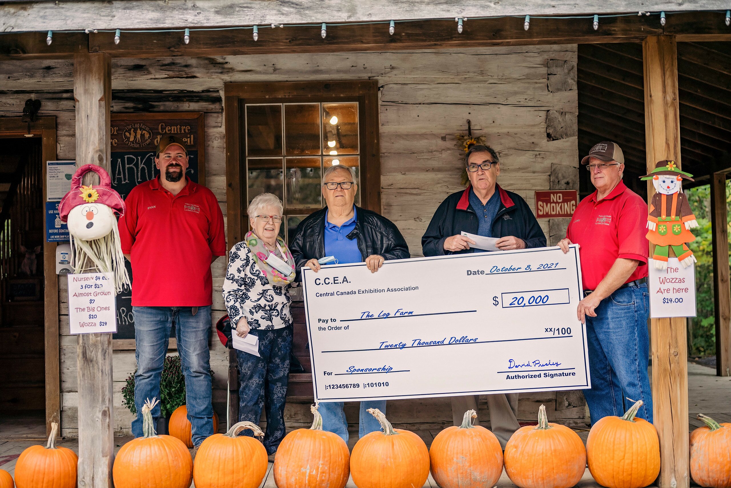 Log Farm Receives $20,000 Donation From Former Ottawa EX Directors ...